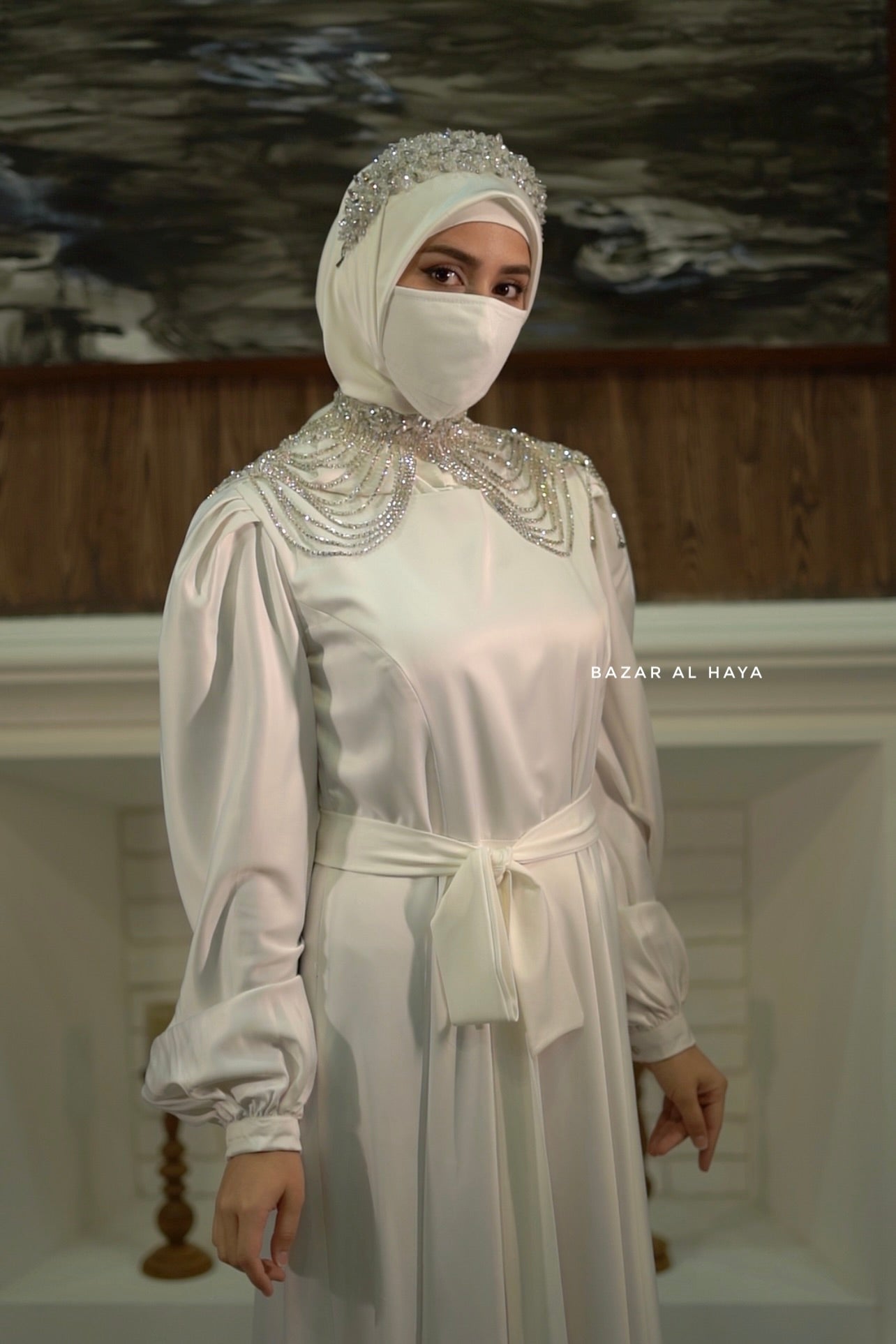 Elegant Crystal Bridal Diadema Headband - Handmade – Bazar Al Haya