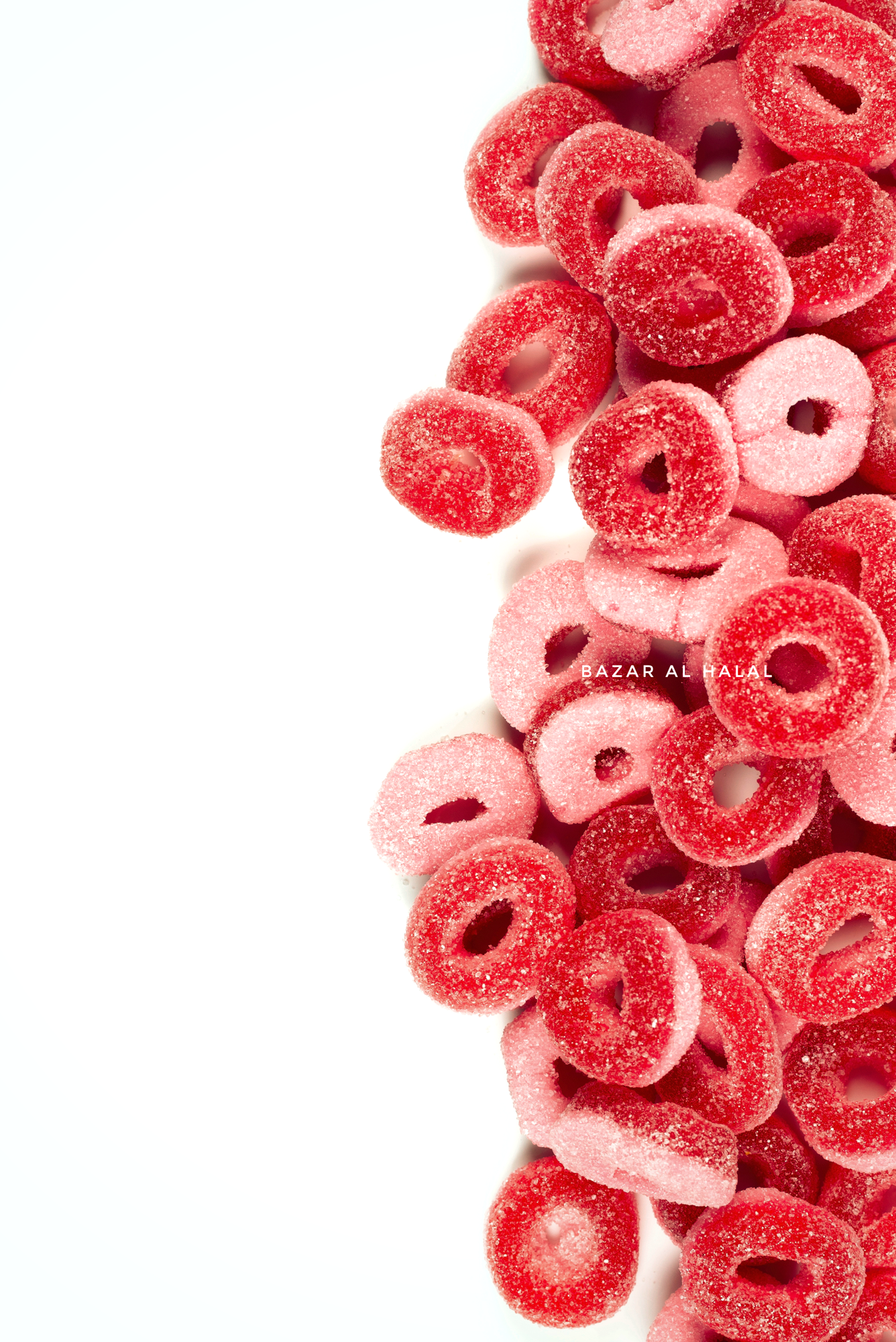 Halal Sugared Gummy Cherry Rings – Bazar Al Haya