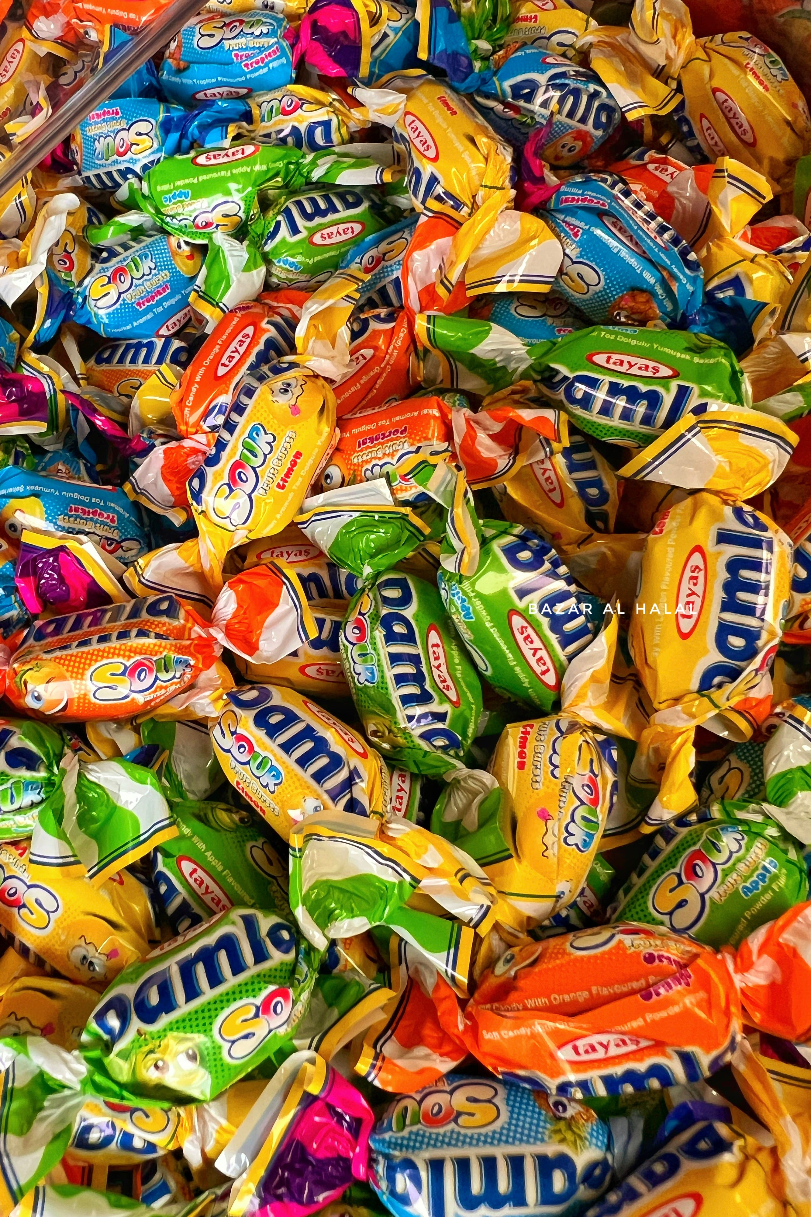 Halal Damla Sour Soft Candy - Fruit Flavor Assortments – Bazar Al Haya