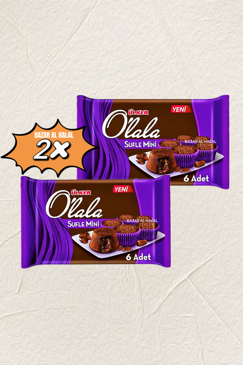 2 Pack Ulker Olala Delicious 6Pc Mini Chocolate Soufflé Cakes – Bazar ...