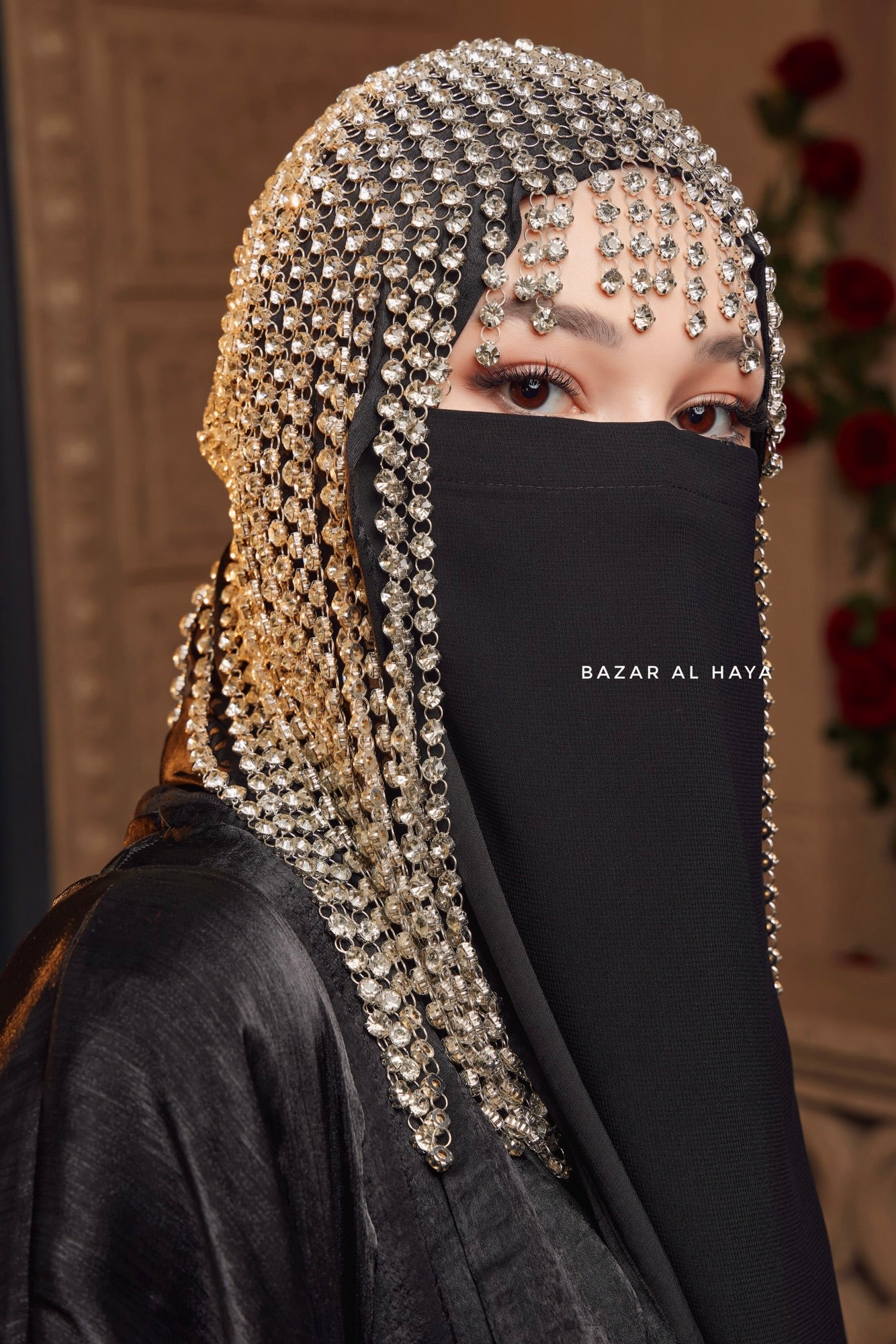 Gorgeous Diamond Waterfall Cap Diadema Head Piece - Handmade – Bazar Al ...