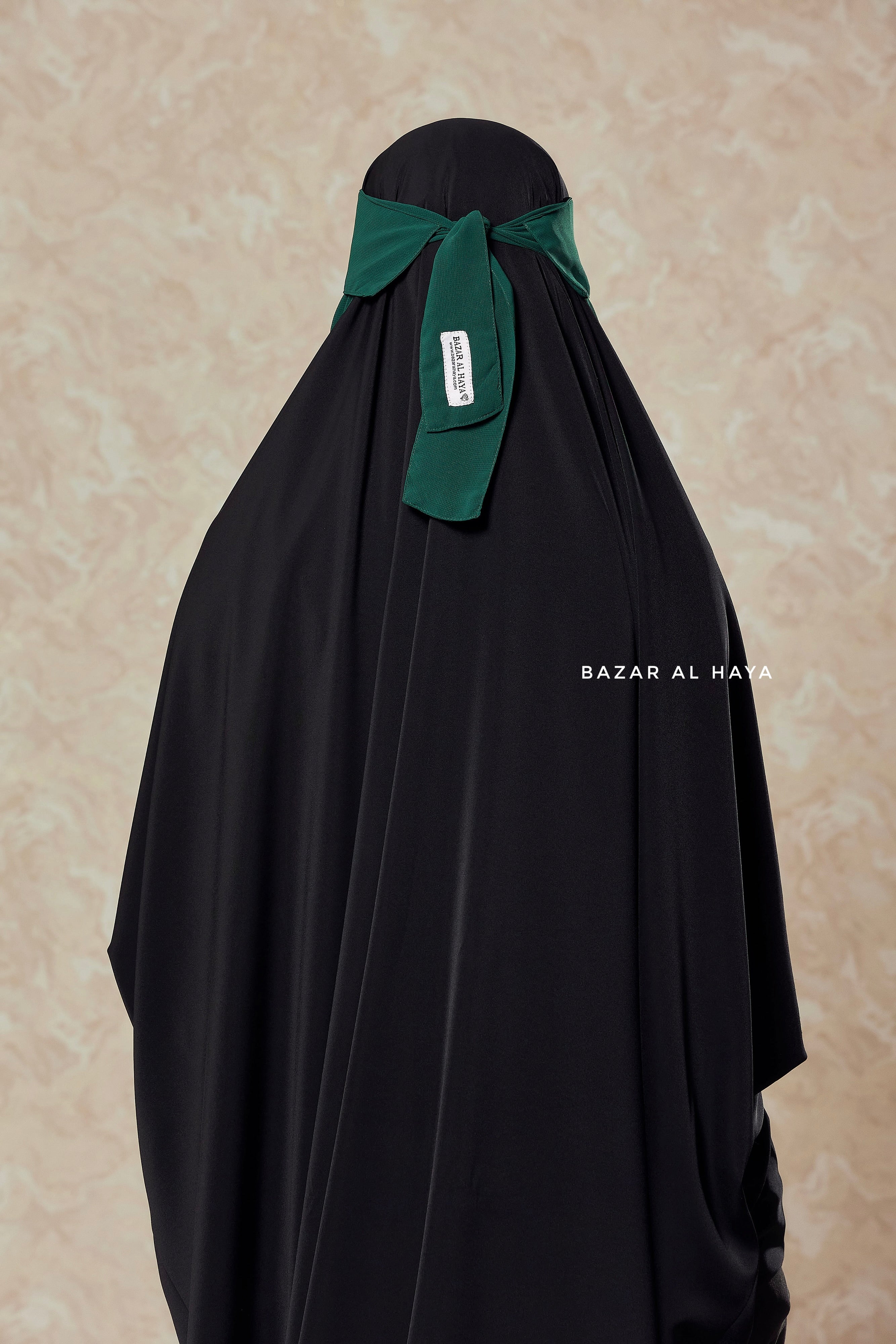 Emerald Flap Single Niqab - Super Breathable Veil – Bazar Al Haya
