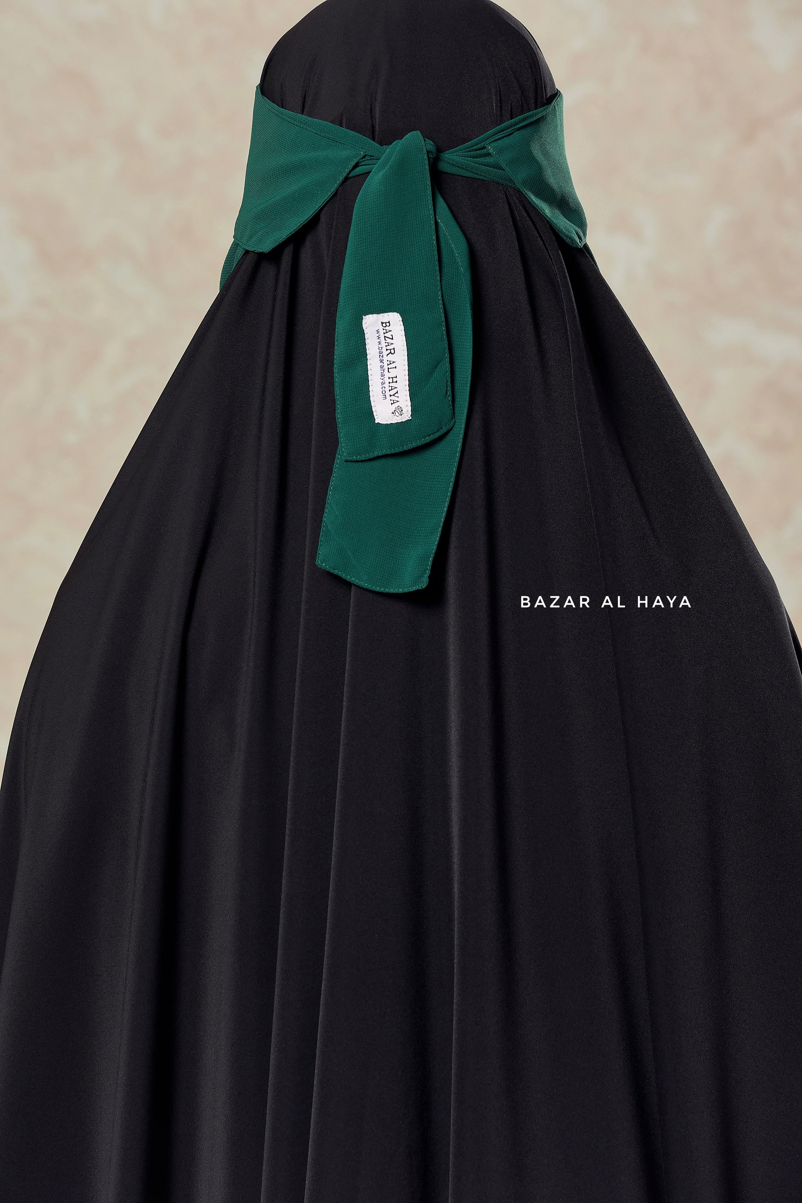 Emerald Flap Single Niqab - Super Breathable Veil – Bazar Al Haya